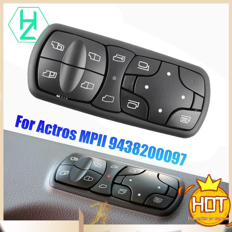 【hzhaiyaa3.th】สวิตช์ควบคุมหน้าต่างรถยนต์ สําหรับ Mercedes Benz Actros ...