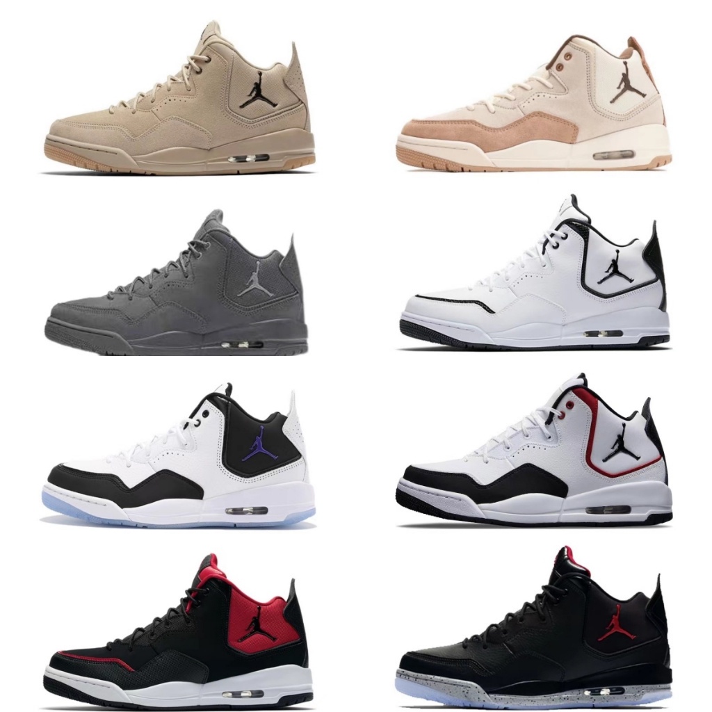 ของแท้ jorden Courtside 23 AJ23ชายหญิงรุ่นเดียวกันวินเทจรองเท้าบาสเก็ต ...