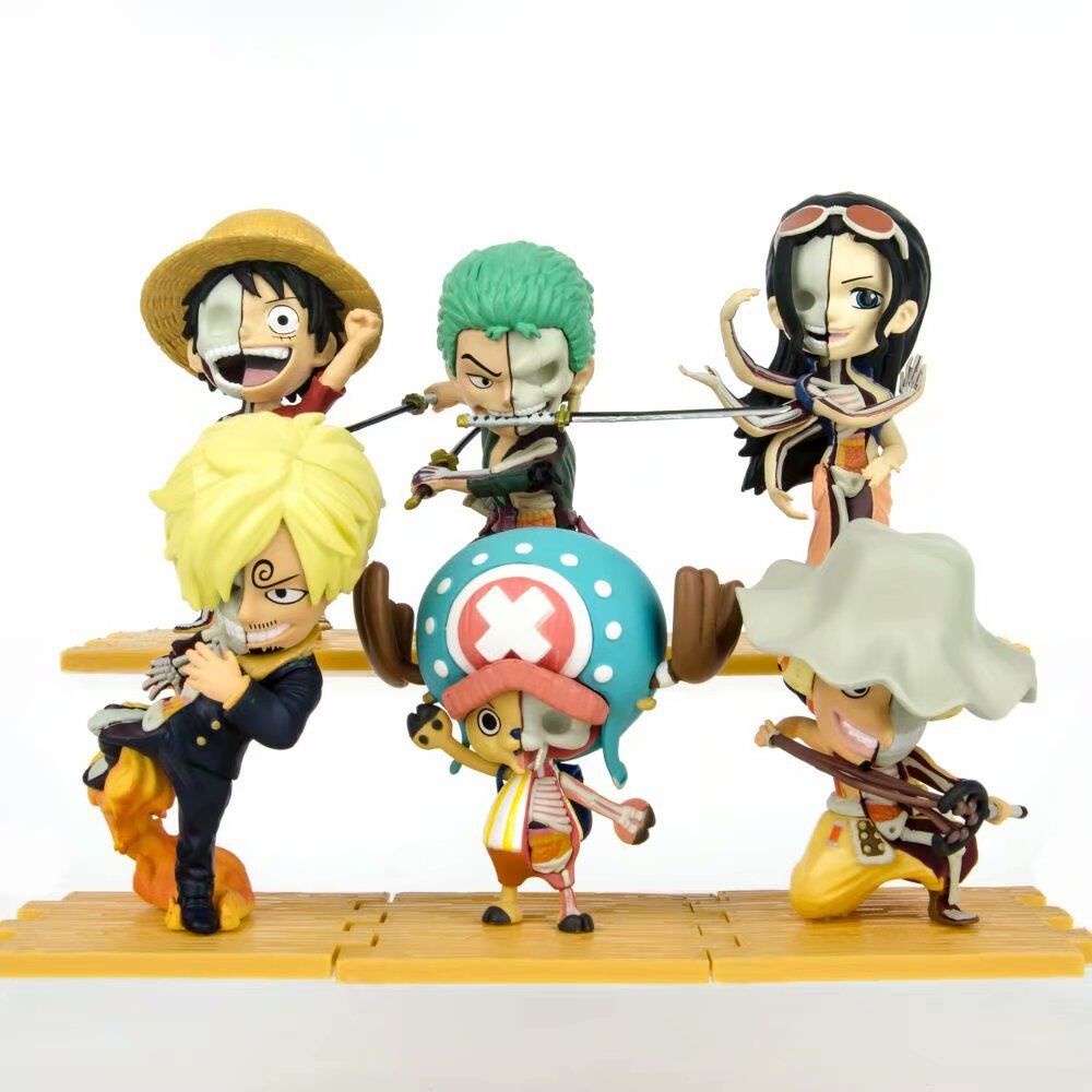 ฟิกเกอร์ Djwi Pirate Half Anatomy Chopper Sanji Luffy Robin Zoro Q ...