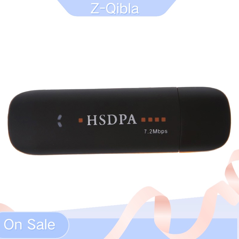 Z-qibla H05B HSDPA USB STICK ซิมโมเด็ม 7.2Mbps 3G อะแดปเตอร์เครือข่ายไร้สาย พร้อมซิมการ์ด TF ...
