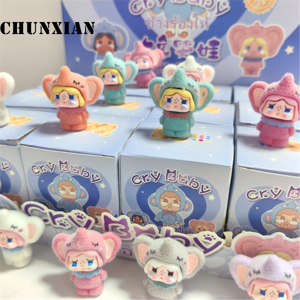 Seyawson 12 ชิ้น Crybaby Box, Labubu Dora Big Cousin Mini Jewelry ...