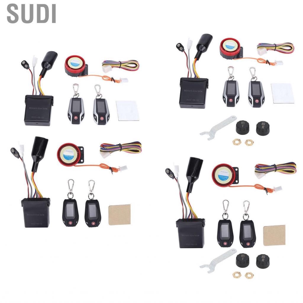 Sudi Motorcycle 2 Way Alarm System Theft Device Kit Loud for ATV ...