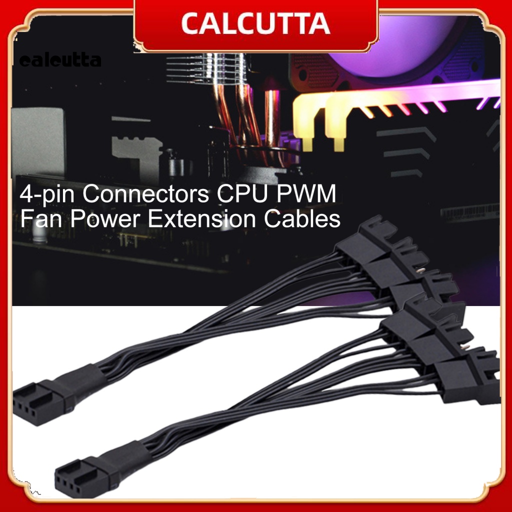 [calcutta] สายเคเบิลพัดลมเมนบอร์ด 14 ซม. ป้องกันการกัดกร่อน 3 in 1 4-pin CPU PWM 5 ชิ้น | Shopee ...