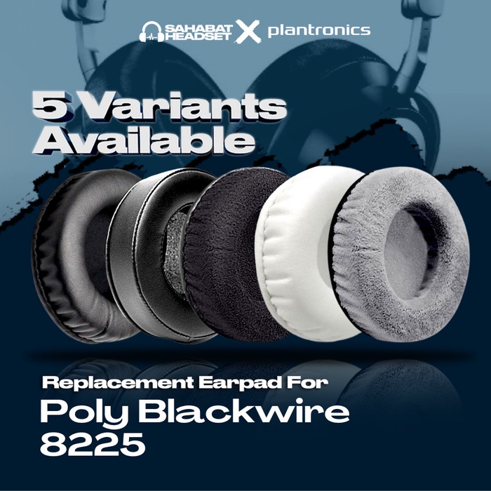 แผ่นฟองน้ําครอบหูฟัง สําหรับ Plantronics Poly Blackwire BW8225 BW 8225 ...
