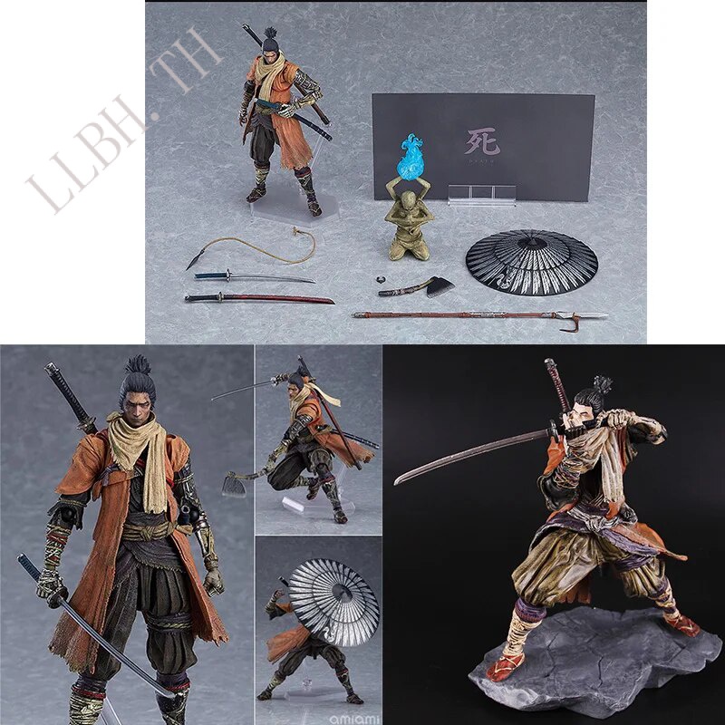 Figma 483-DX Game SEKIRO Figure Shadows Die Twice Action Figures SEKIRO ...