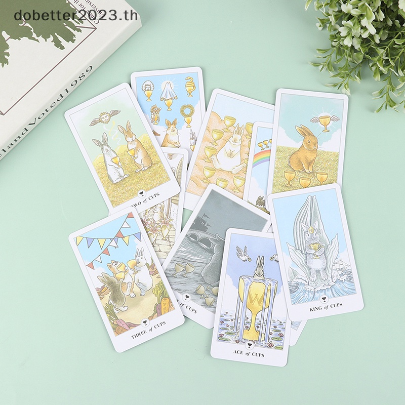 [DB] ไพ่ทาโรต์ Lunalapin Rabbit Tarot Deck เกมไพ่ทาโรต์ เกมปาร์ตี้ 78 ...