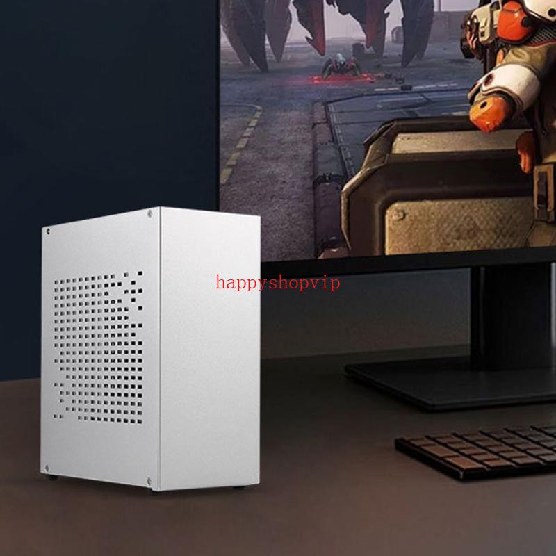 Hap Mini-ITX แชสซีอลูมิเนียม พร้อมสายเคเบิล PCIe 3 0 HTPC สําหรับเคส ...