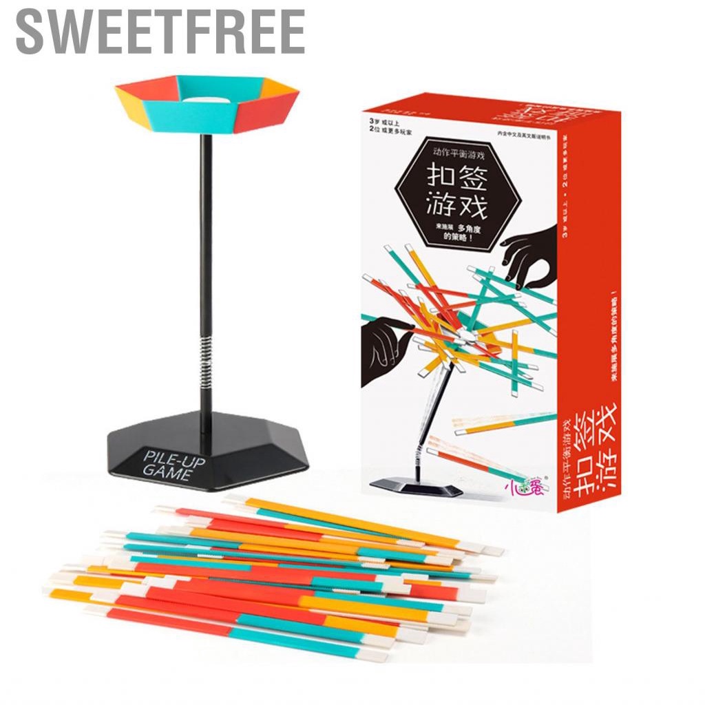 Sweetfree Kids Stacking Sticks Toy Game Prevent Scratches Rounded Edges ...