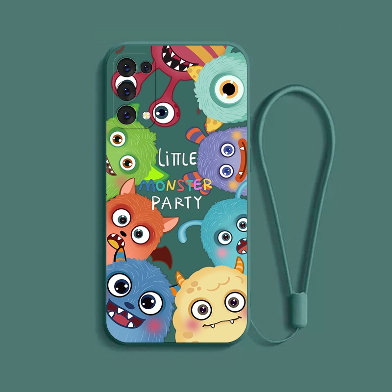 เคส Oppo Reno4 Reno5 Reno 4 5 น่ารัก สดใส และน่ารัก กันกระแทก ซิลิโคน