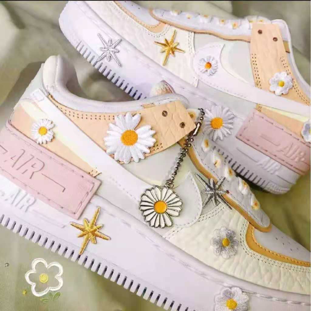 ใหม่ Nike Air Force 1 Shadow Macaron รองเท้าวิ่งสำหรับผู้หญิง #2020 ...