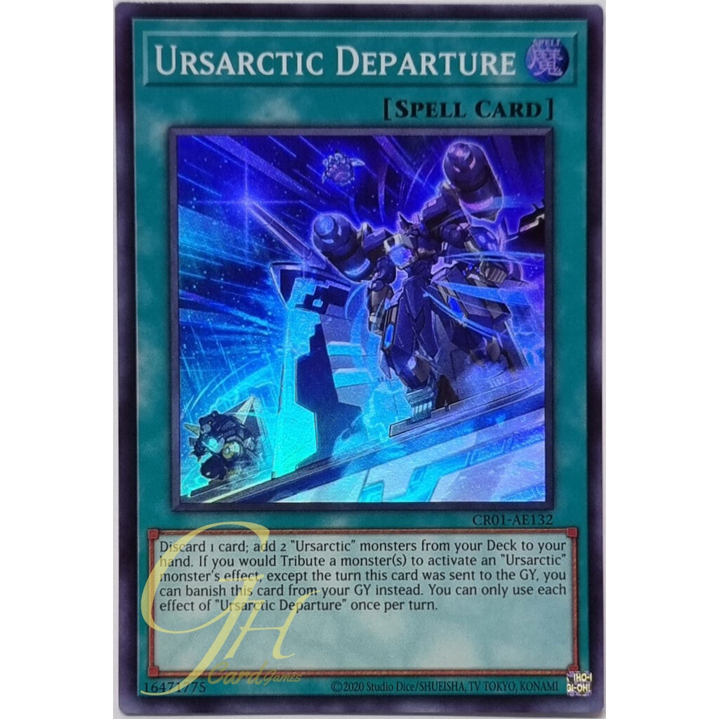 Yugioh [CR01-AE132] Ursarctic Departure (Super Rare) | Shopee Thailand