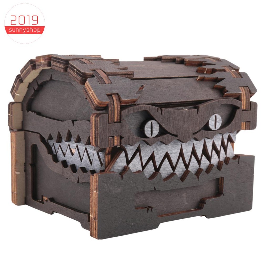 [sunnyshop2019]1 ชิ้น Devil Box Storage ไม้ Spliced Building Blocks As ...