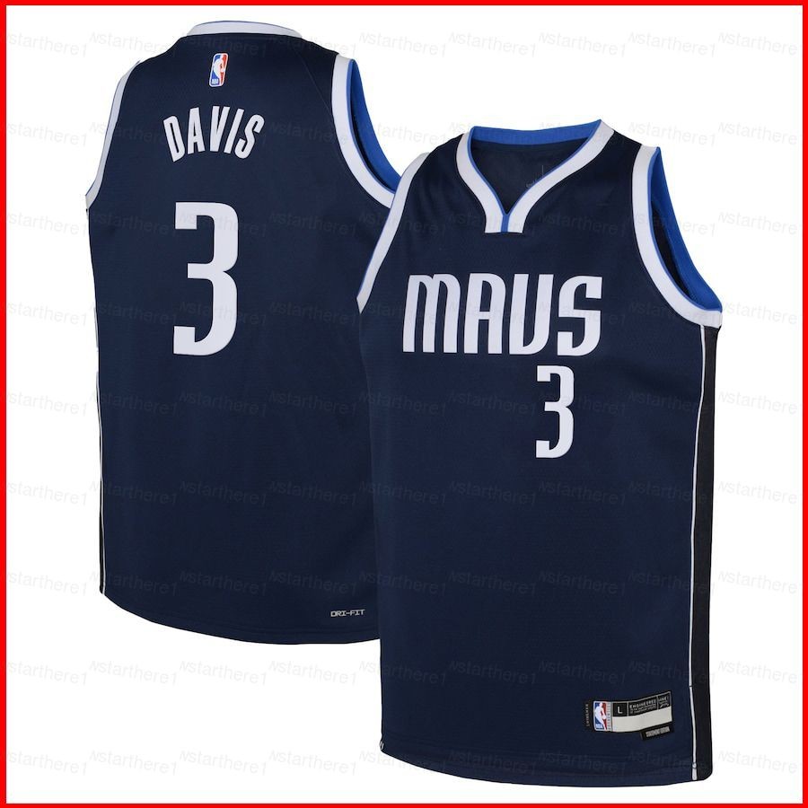 Jason Dallas Mavericks Anthony Davis Edition Swingman Jersey เด็ก ...