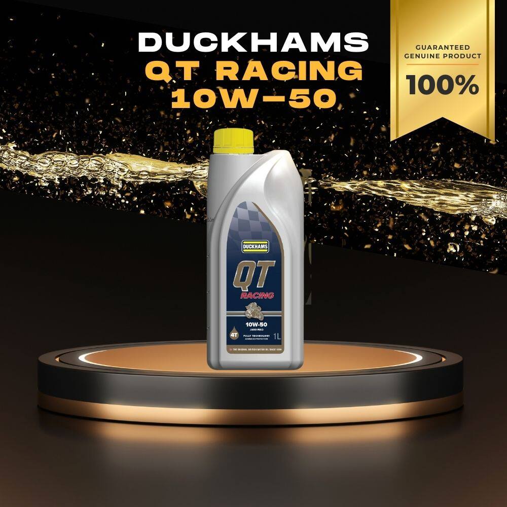 น้ำมันเครื่อง Duckhams QT Racing 10W-50 ขนาด 1 ลิตร เกรดสังเคราะห์ ...