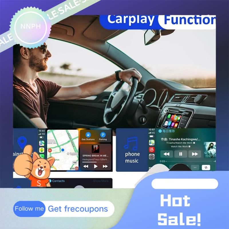 Carplay กล่อง AI USB Plug and Play CarPlay to Wireless CarPlay Linux System Fast Connect Smart ...