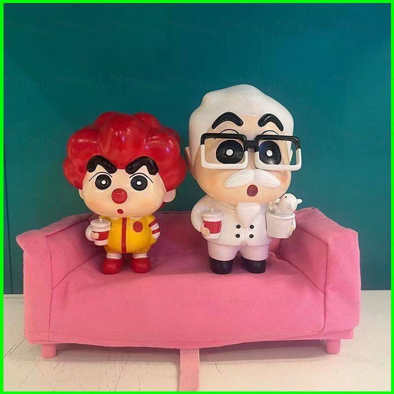 โมเดลฟิกเกอร์คอสเพลย์ อนิเมะชินจัง McDonald Joker KFC Sanders ของเล่นสําหรับเด็ก | Shopee Thailand