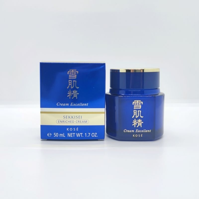 KOSÉ SEKKISEI Cream Excellent 50 ml. ไนท์ครีมรุ่น Excellent บำรุงผิวก่อนนอน | Shopee Thailand