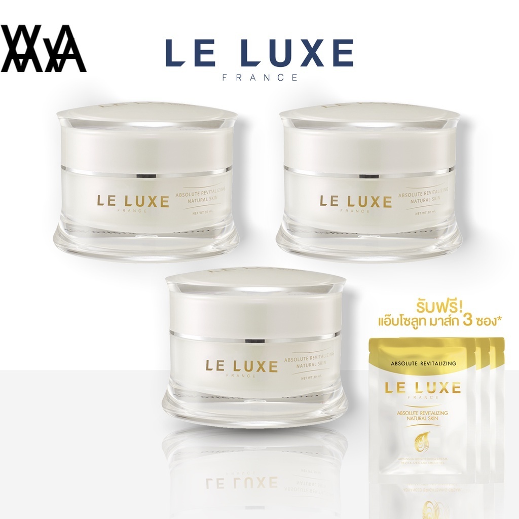 Leluxe France - Absolute Revitalizing Natural Skin ครีมมาส์กหน้า เลอลุกซ์ฟรานซ แอ๊บโซลูท 30ml x ...