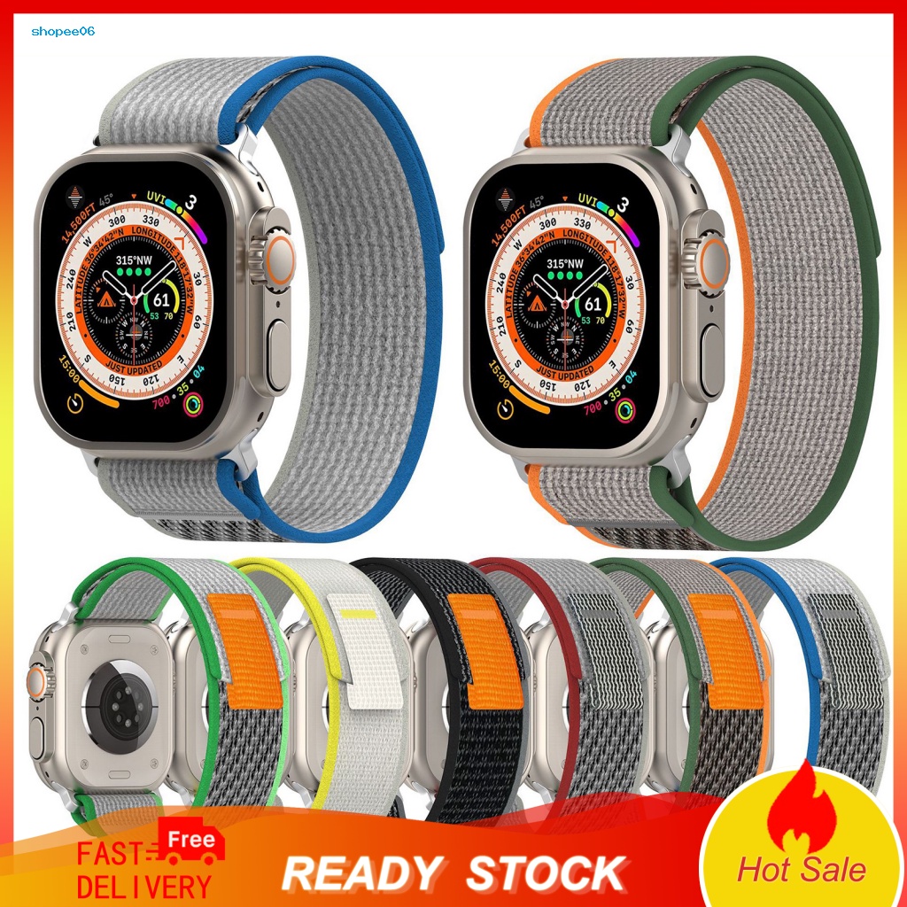 Setn สายนาฬิกาข้อมือ ผ้าไนล่อน หนา กันน้ํา ใส่สบาย ถอดออกได้ แบบเปลี่ยน สําหรับ Apple Watch ...
