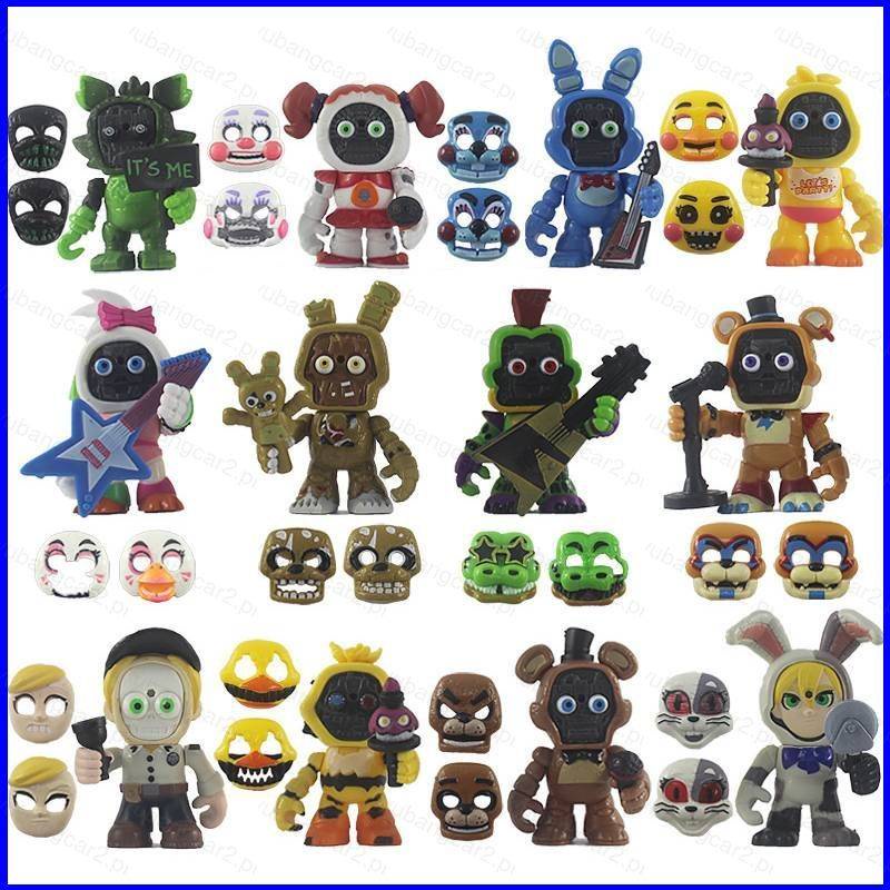 ฟิกเกอร์ FNAF 12 ชิ้น พร้อมหน้ากาก 2 ชิ้น ของเล่นสําหรับเด็ก | Shopee ...