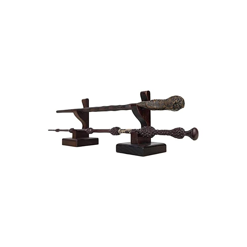 Nangopop Wizard Wand Stand Display - 2-tier wooden magic wand holder ...