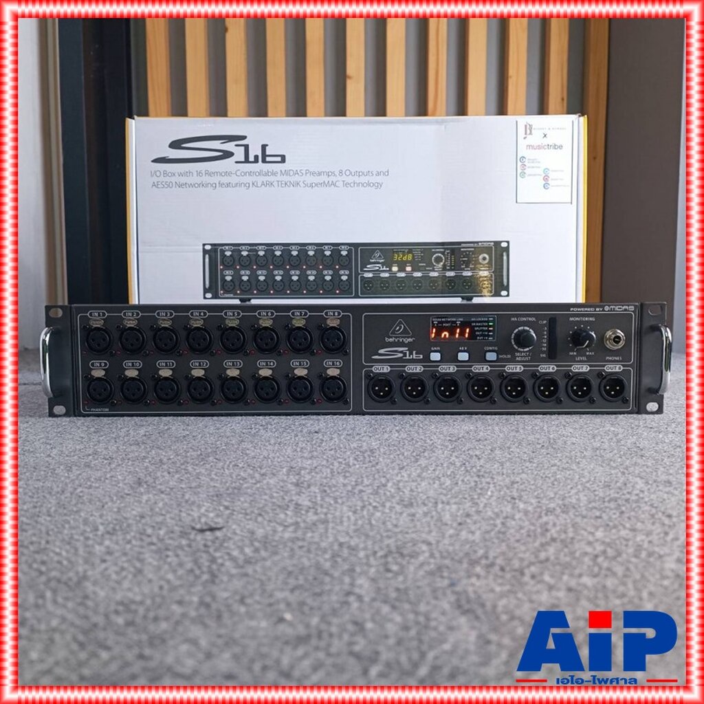 BEHRINGER S-16 Digital Snake Box สเตจบ๊อกซ์ พิ่มจำนวนอินพุต/จำนวนเอ้า ...
