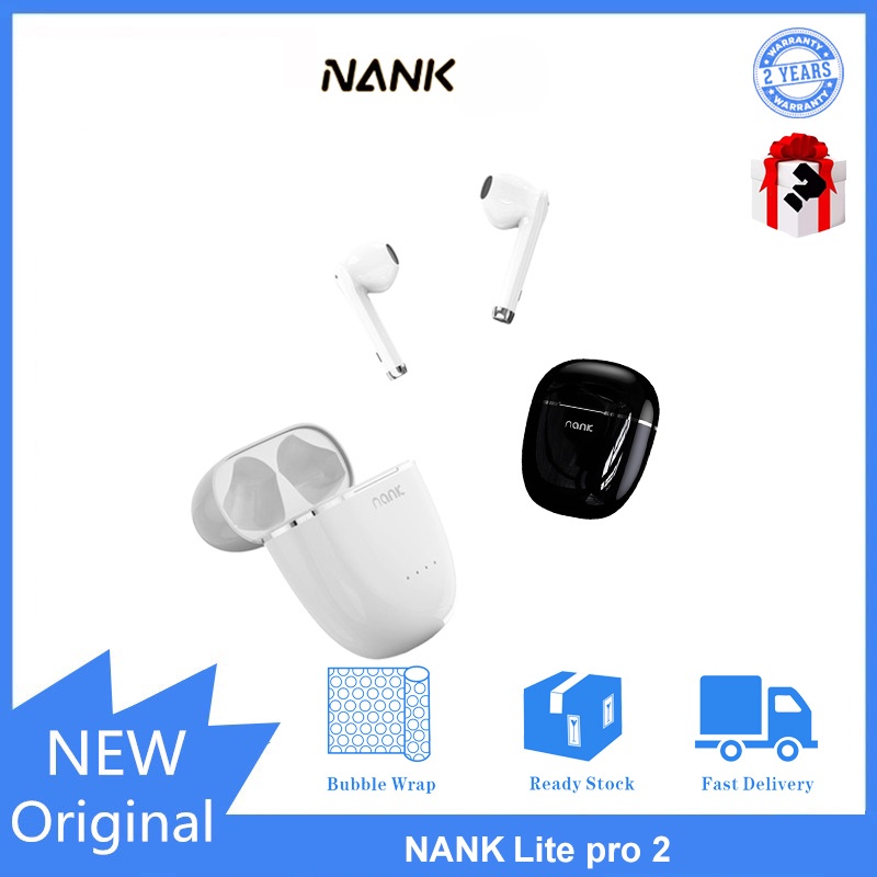 Nank Lite pro 2 True ชุดหูฟังบลูทูธไร้สาย โหมดอินเอียร์ ตัดเสียงรบกวน | Shopee Thailand