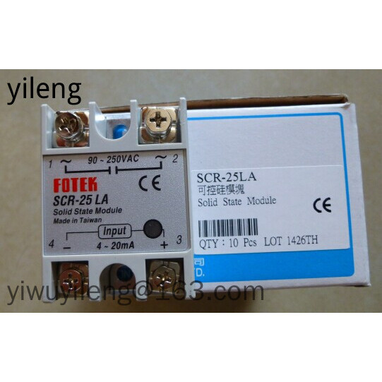 Fotek รีเลย์โซลิดสเตทเฟสเดี่ยว SCR-40LA 10LA 75LA 50LA SSR-25LA-H | Shopee Thailand