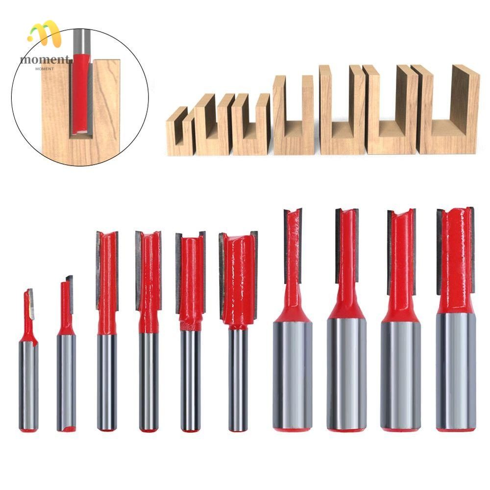 Moment Double Flute Router Bit, Slotting 1/4 "1/2" Shank Double-Edge ...