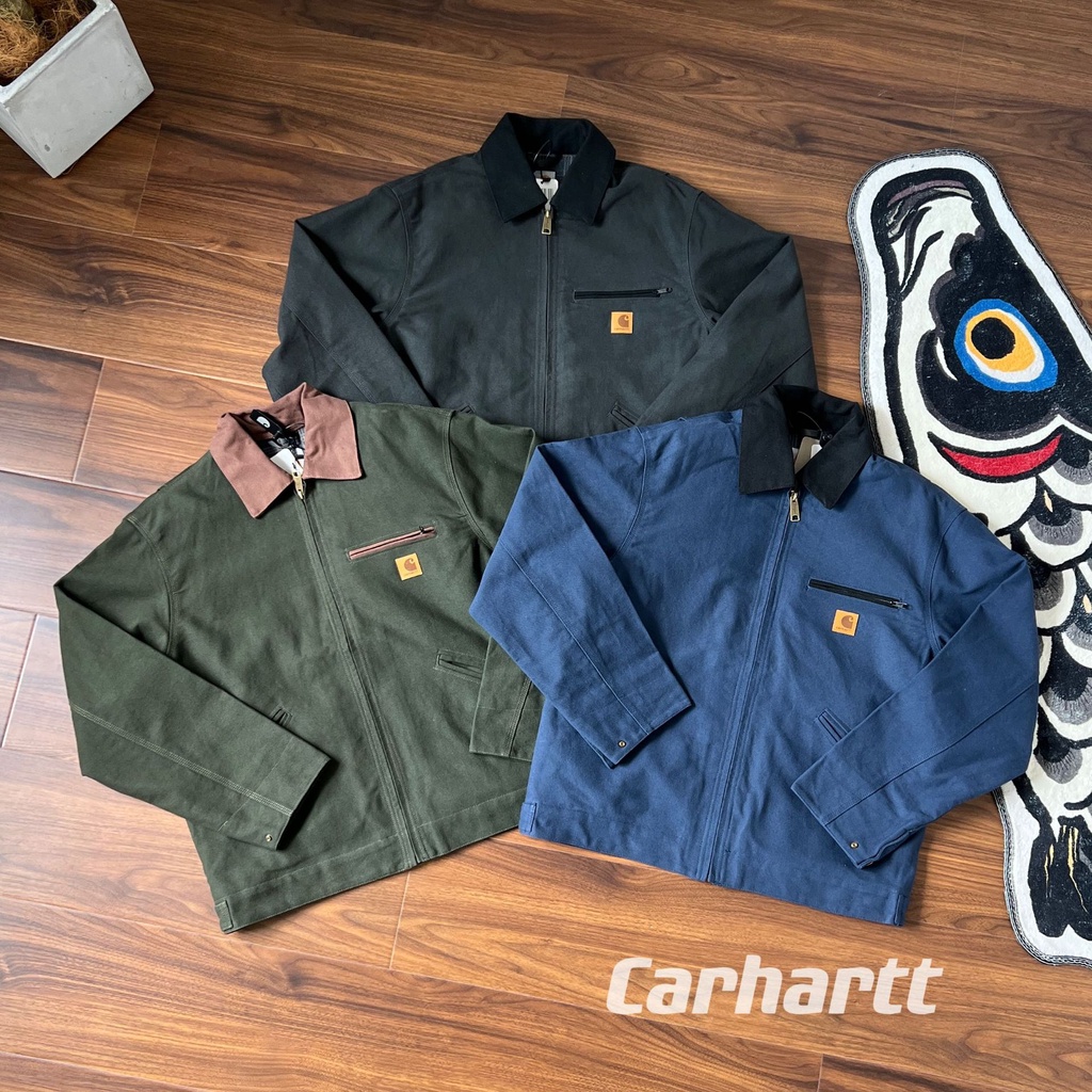 ZXDW CARHARTT vintage heavy j97 American lapel washed old tooling ...