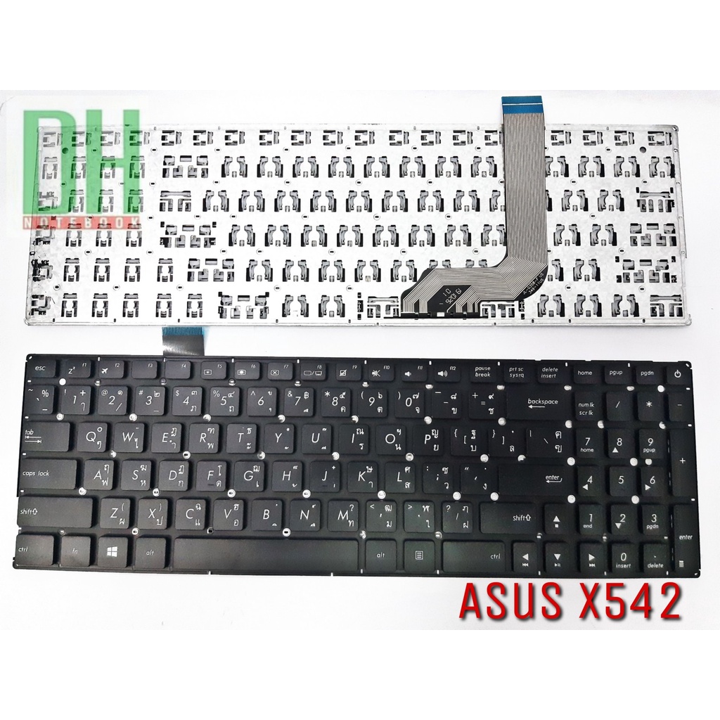 แป้นพิมพ์ คีย์บอร์ดโน๊ตบุ๊ค Asus x542 Laptop Keyboard TH-ENG | Shopee ...