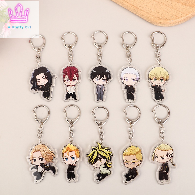 พวงกุญแจแฟชั่น ลายการ์ตูนอนิเมะ Tokyo Revengers Sano Manjirou Hanagaki Takemichi Mitsuya Takashi ...