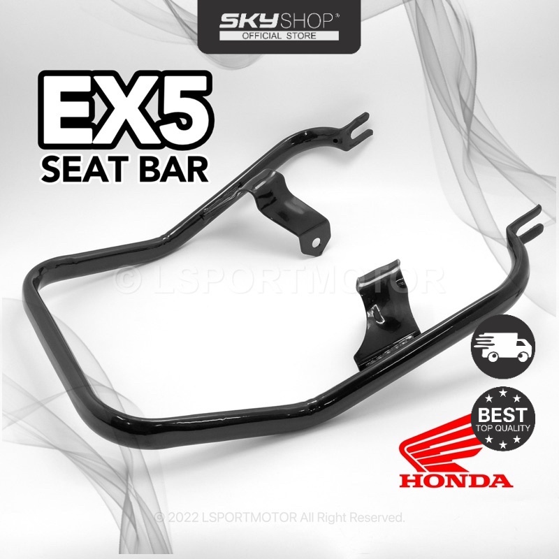 Honda EX5 L-BAR SPOILER REAR SEAT HANDLE BAR (สีดํา) OEM EX5 HIGHPOWER DREAM (S) | Shopee Thailand