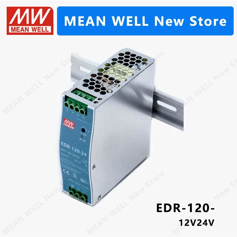 Mean วงจรรวม EDR-120 EDR-120-12 EDR-120-24 EDR-120-48 120 120W | Shopee Thailand