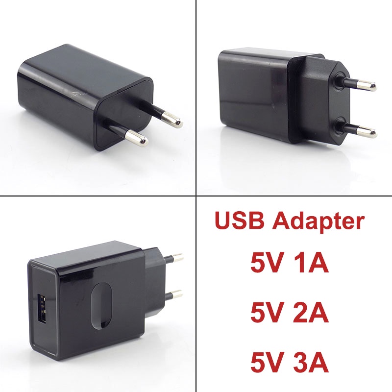Universal 5V 1A 2A 3A USB Power Adapter เครื่องชาร์จโทรศัพท์มือถือซ็อกเ ...