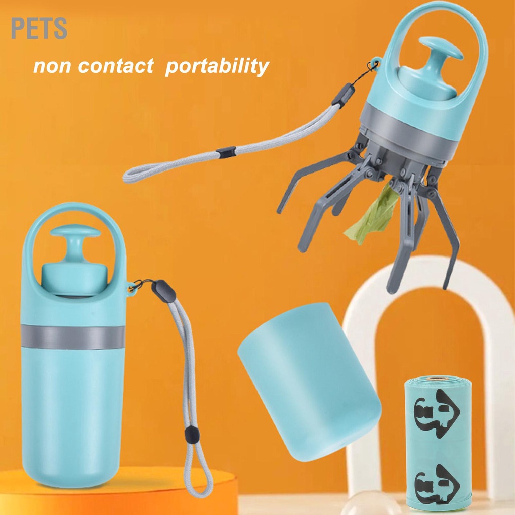 Pets สุนัข Claw Poop Scooper Zero Contact น้ำหนักเบาแบบพกพา Pet พร้อม ...