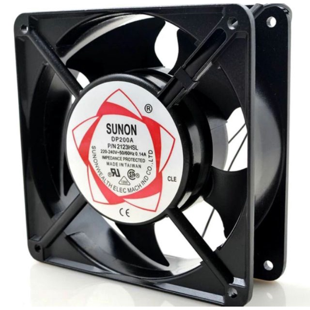 พัดลม sunon DP200A 220-240v 0.14A ขนาด120×120×38mm ของแท้ พร้อมส่ง ออก ...