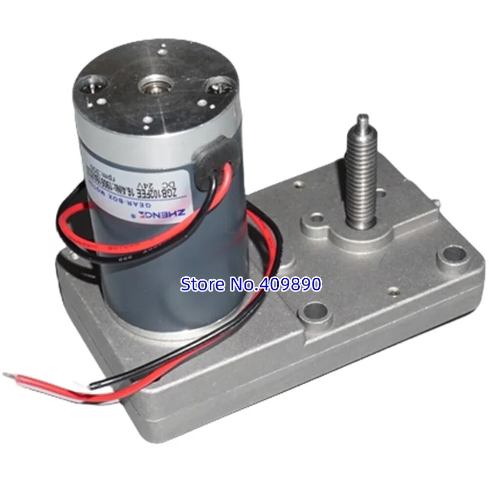 7-Type Metal Gear Reduction Motor with Reversing Shaft and Trapezoidal ...