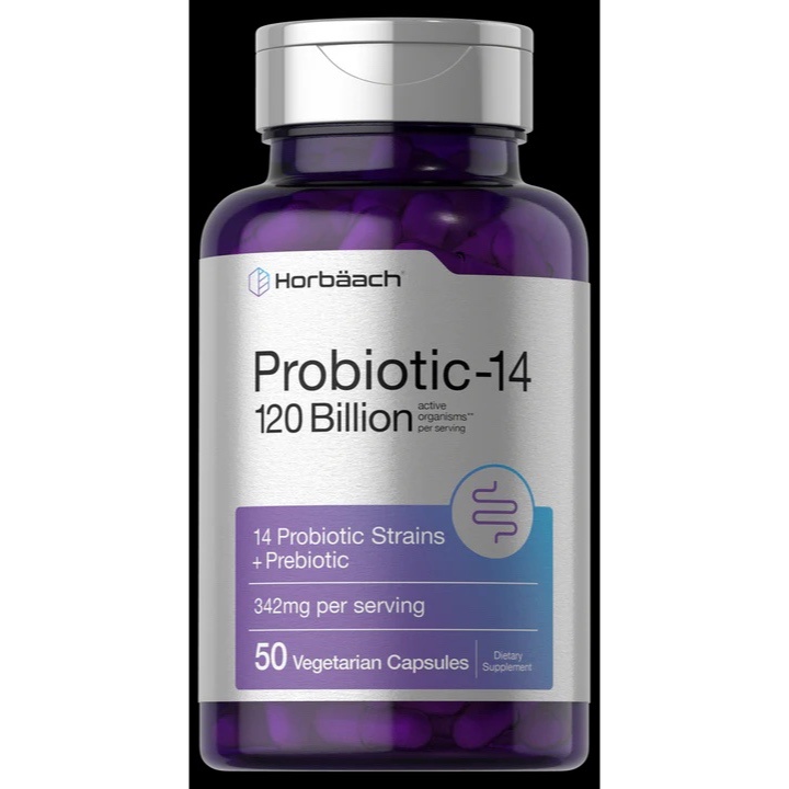พร้อมส่ง Horbaach Probiotics 3 & 120 Billion CFU | With Prebiotics ...