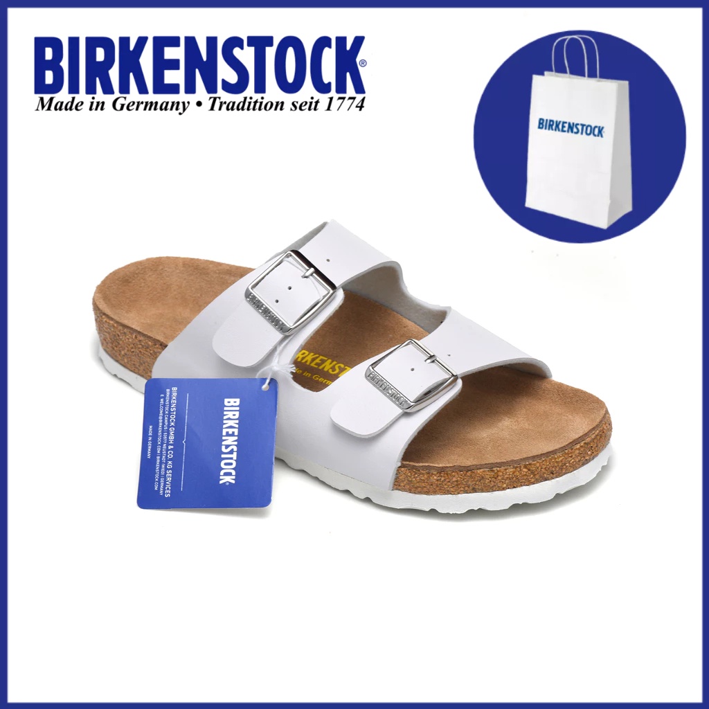 รองเท้าแตะลําลอง ข้อสูง ลาย Burken Arizona สีขาว สไตล์คลาสสิก | Shopee ...