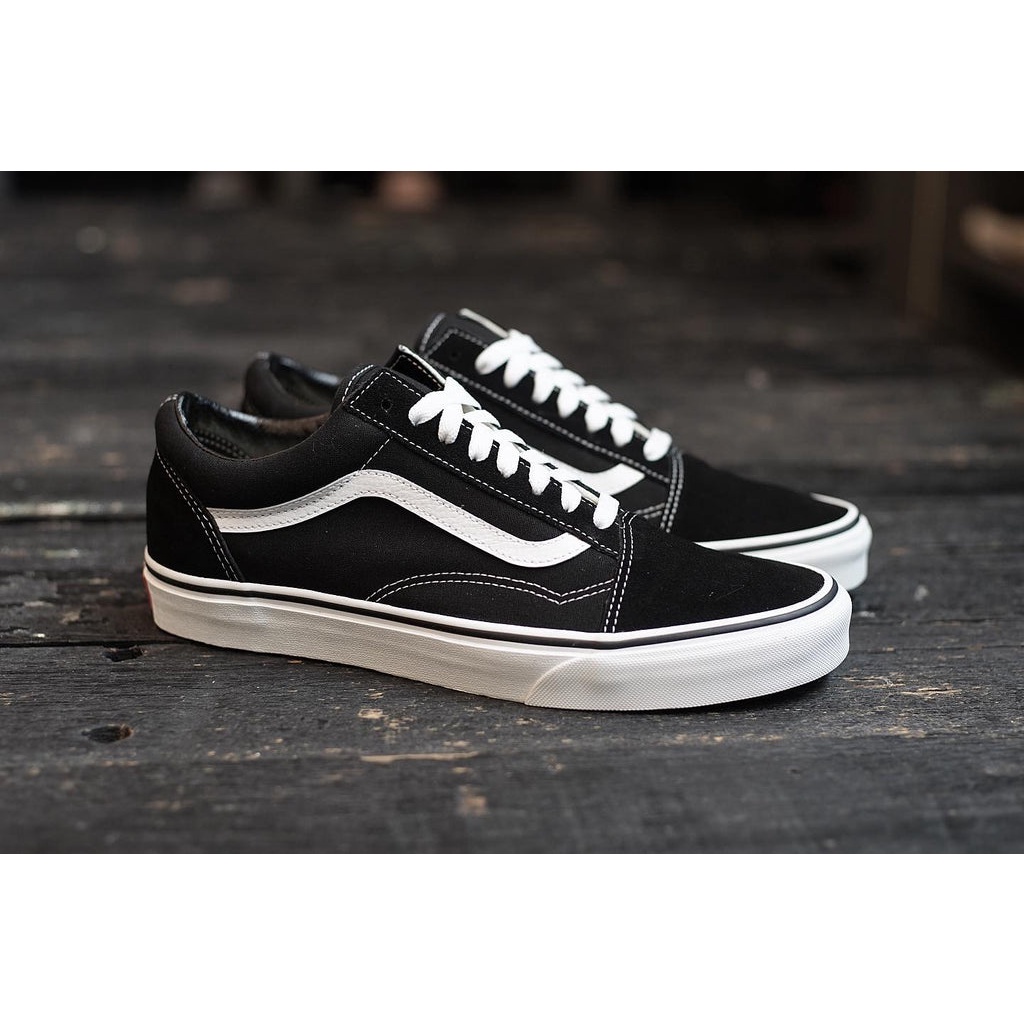 VANS Old Skool Classics Black/White Unisex (LF) แฟชั่น | Shopee Thailand