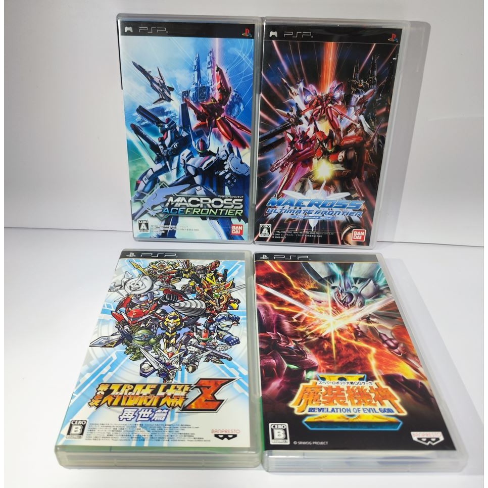 แผ่นแท้ 📀 PSP Series Macross | Super Robot Taisen | มือ2 สภาพไปทางดี ...