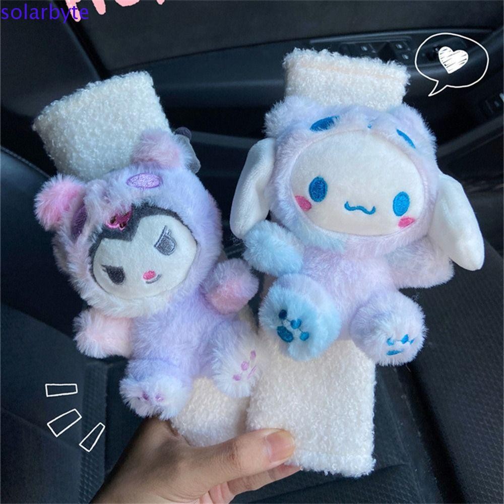 Solarbyte ฝาครอบเข็มขัดนิรภัยรถยนต์, ตุ๊กตาตุ๊กตา Cinnamoroll เข็มขัดนิรภัยป้องกัน, Universal My ...