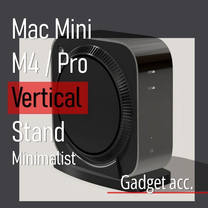 Apple MAC Mini M4 PRO Dock ขาตั้งฐานแนวตั้ง 2024 ขาตั้งสไตล์มินิมอล ...