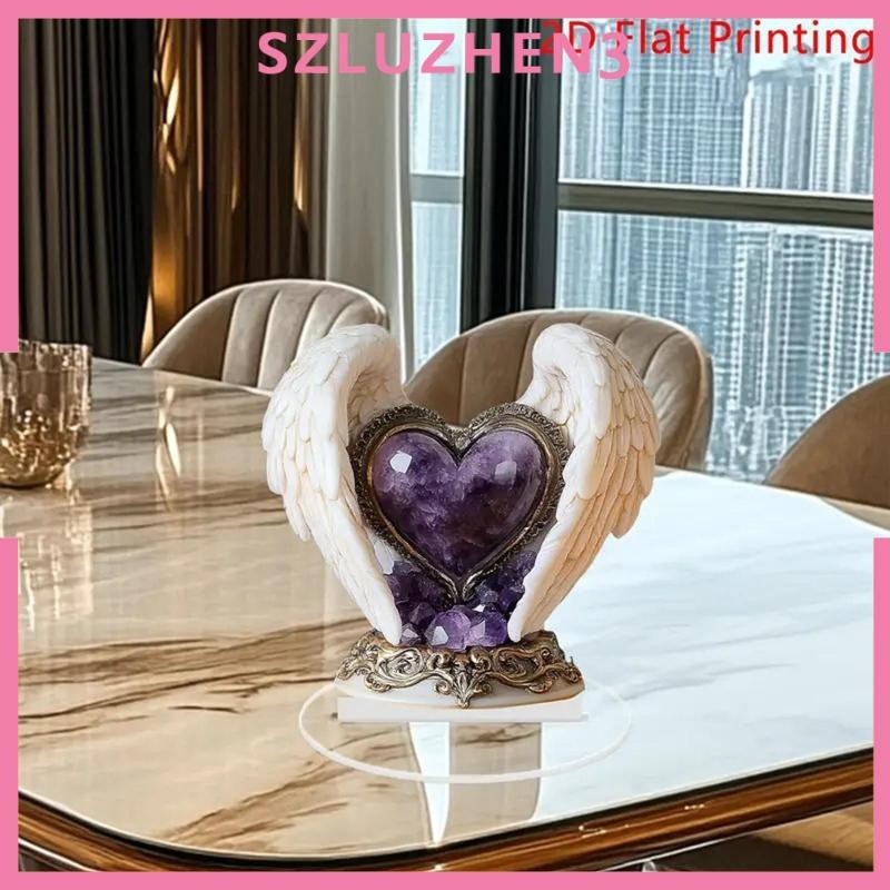 [Szluzhen3] อะคริลิคหัวใจแบนพร้อมโต๊ะ Angel Sign Table Centerpiece 18 ...