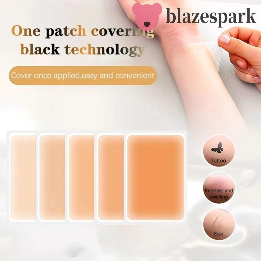 Blazespark 8 ชิ้น Birthmark ปกปิดสติกเกอร์, สีผิวชั่วคราว Tattoo Cover Up สติกเกอร์, ผิวแบบพกพา ...