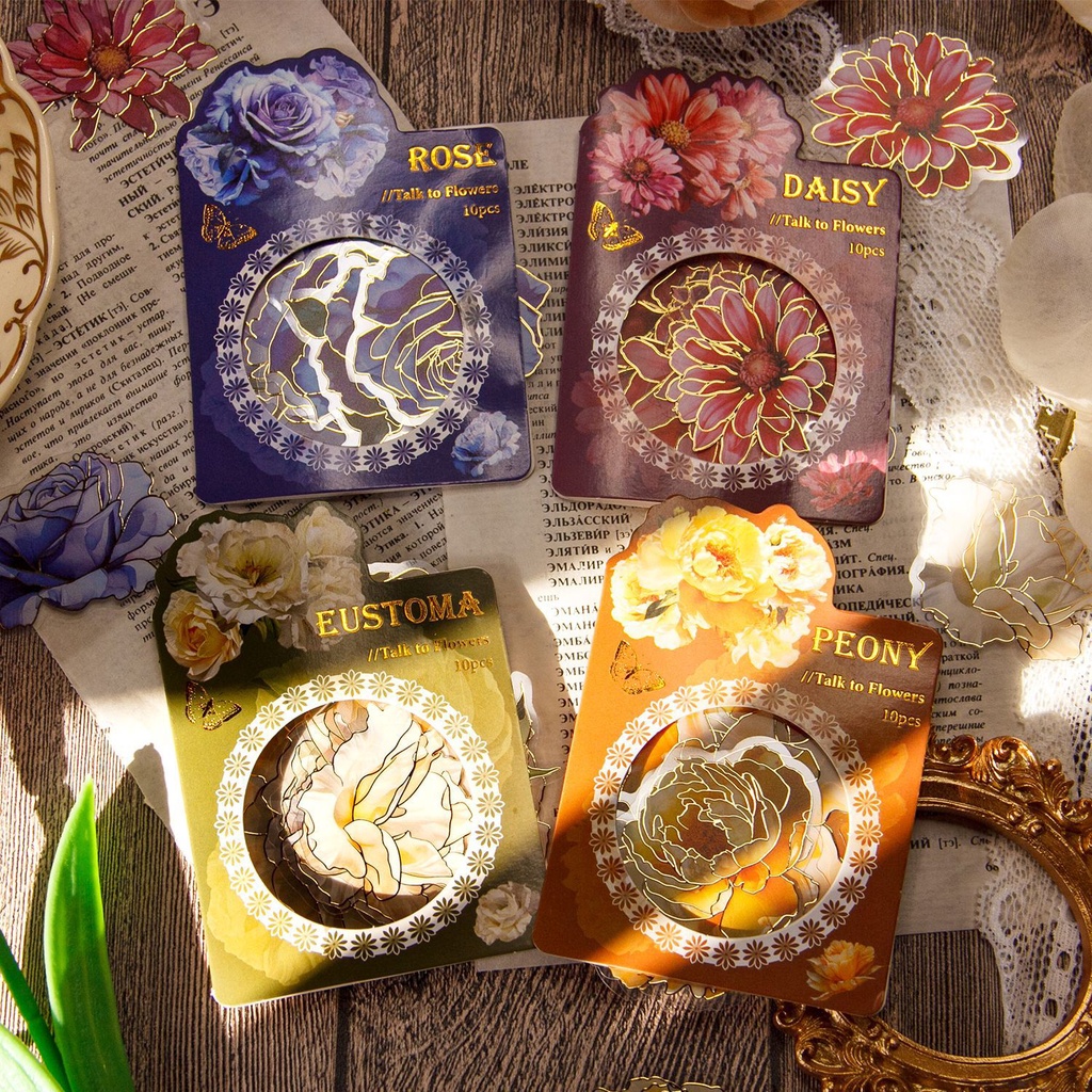 Enwei สติกเกอร์ กันน้ํา สําหรับตกแต่งสมุดภาพ 10 ชิ้น | Shopee Thailand