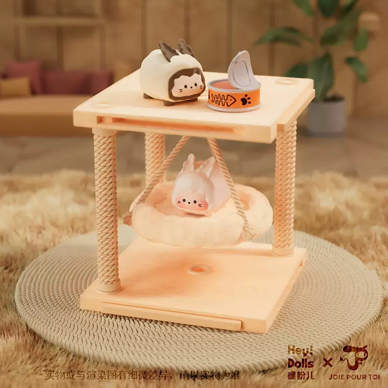 Suplay KIKI Meow Apartment Series กล่องสุ่ม โมเดลฟิกเกอร์การ์ตูนน่ารัก ...