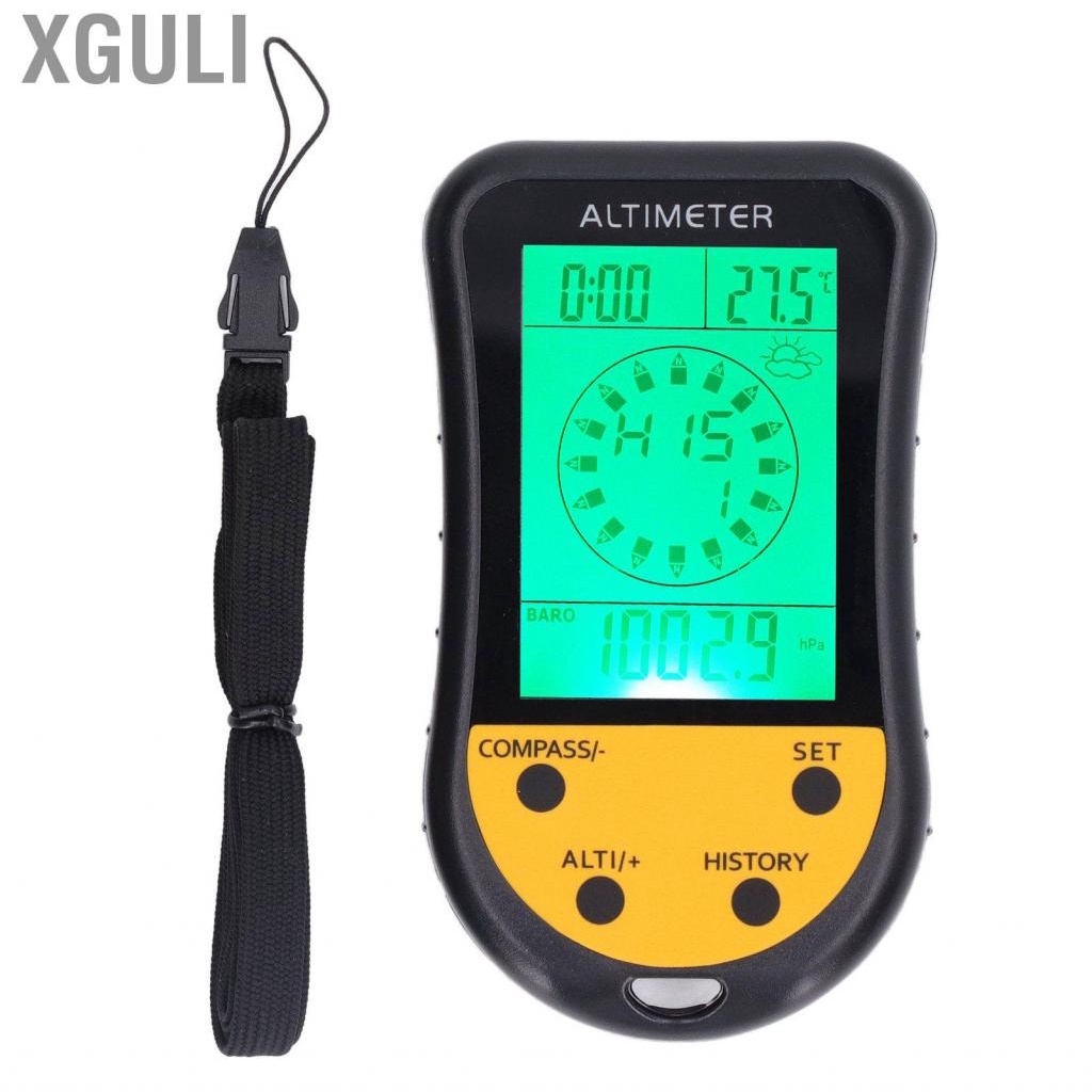 Xguli Digital Altimeter 8 In 1 Multi-use Barometer Weather Portable ...