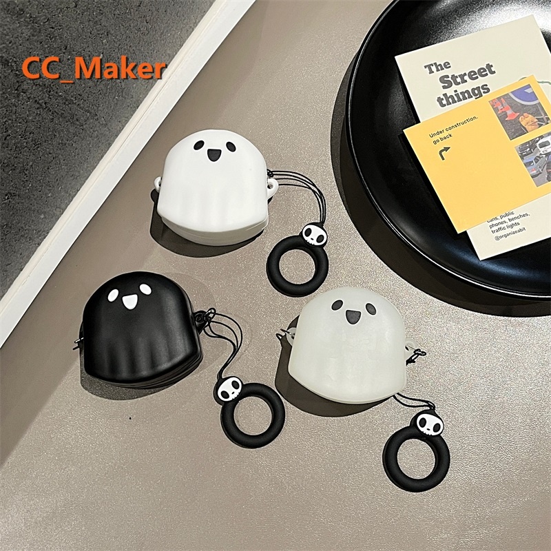 For Samsung Galaxy Buds Core / Buds FE Case Cute Ghost Galaxy Buds FE ...